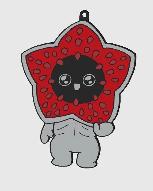 Chaveiro Stranger Things Pacote 2 - Mundo Invertido - Modelo gratuito ...