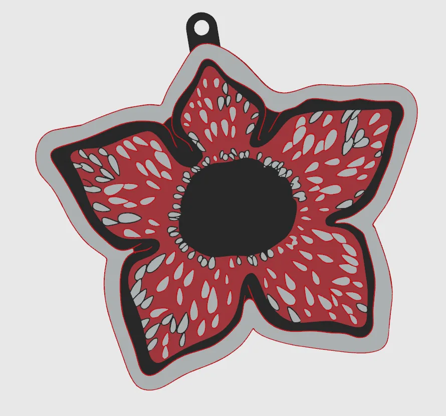 Chaveiro Stranger Things Pacote 2 - Mundo Invertido - Modelo gratuito ...