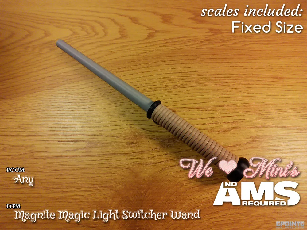 Dollhouse - Magnite Magic Light Lamp Switch Wand - Free 3D Print Model ...
