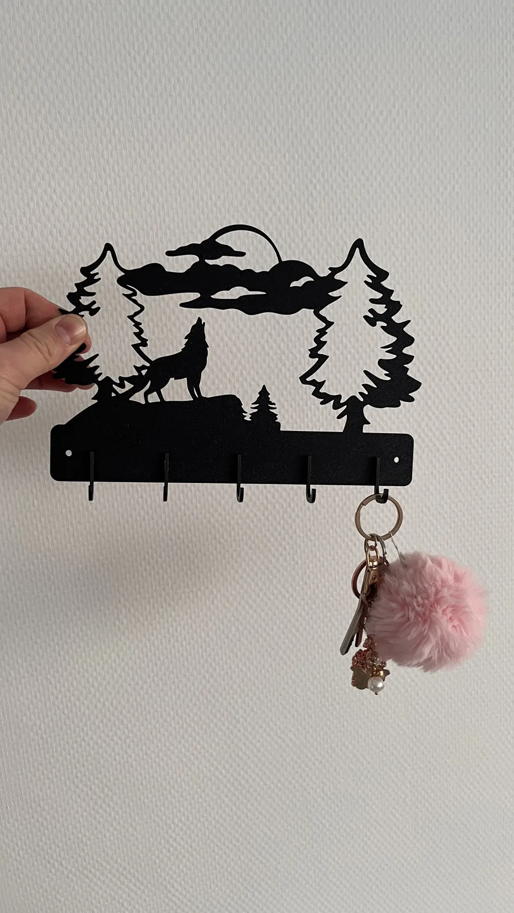 Key Holder - Forest for 5 supports - Free 3D Print Model - MakerWorld