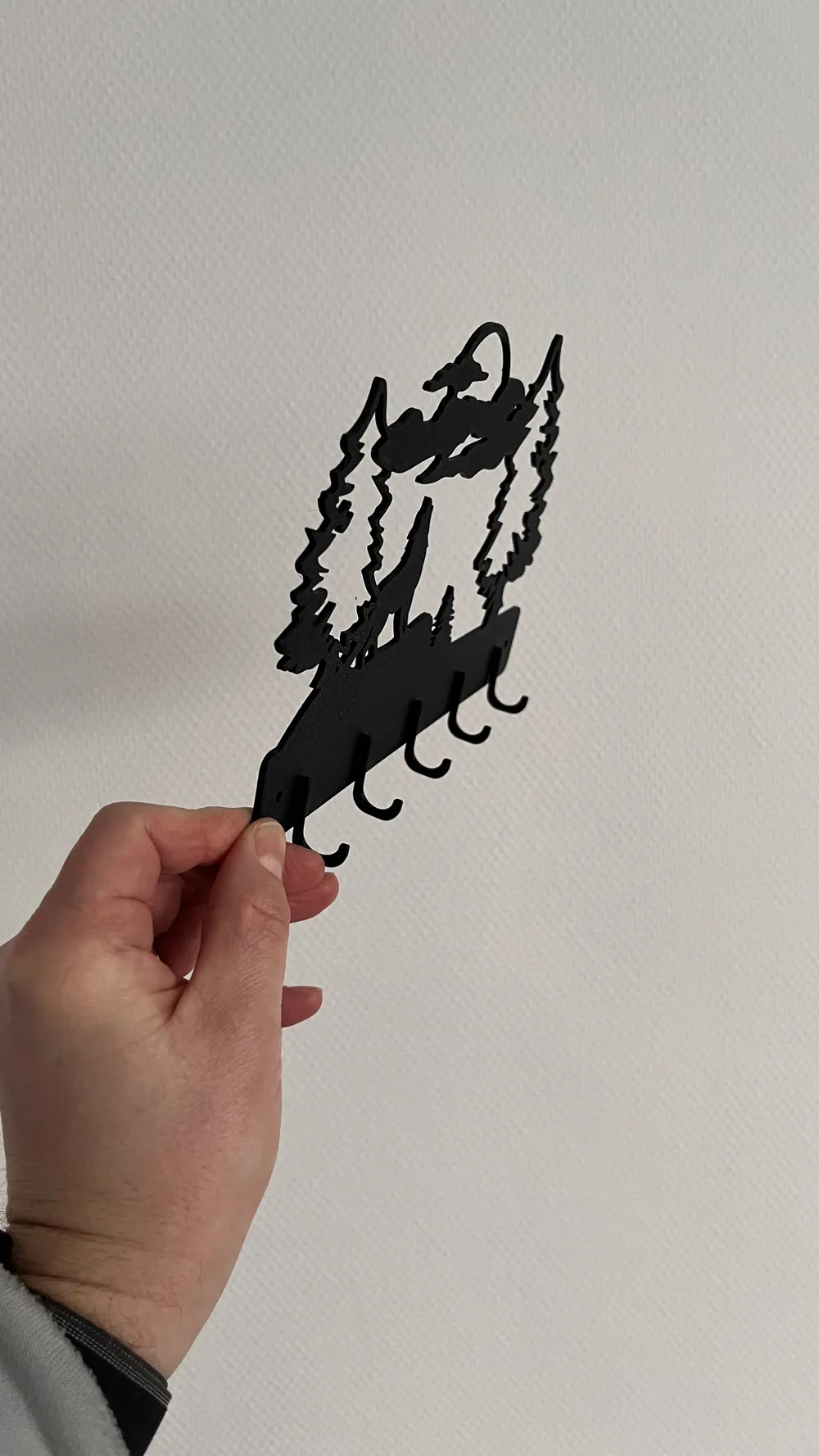 Key Holder - Forest for 5 supports - Free 3D Print Model - MakerWorld