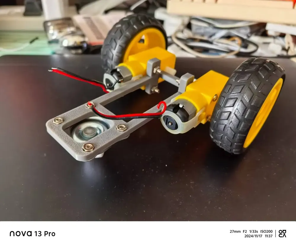 Chassis for Small Car - Universal Gear Motor - Tricycle - Omniwheel by ...