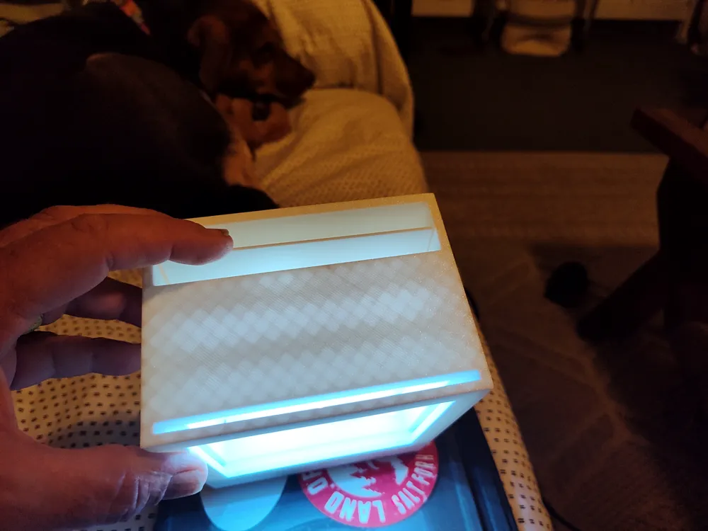 Interchangeable Polaroid style lithopane light box by JS Makes - MakerWorld