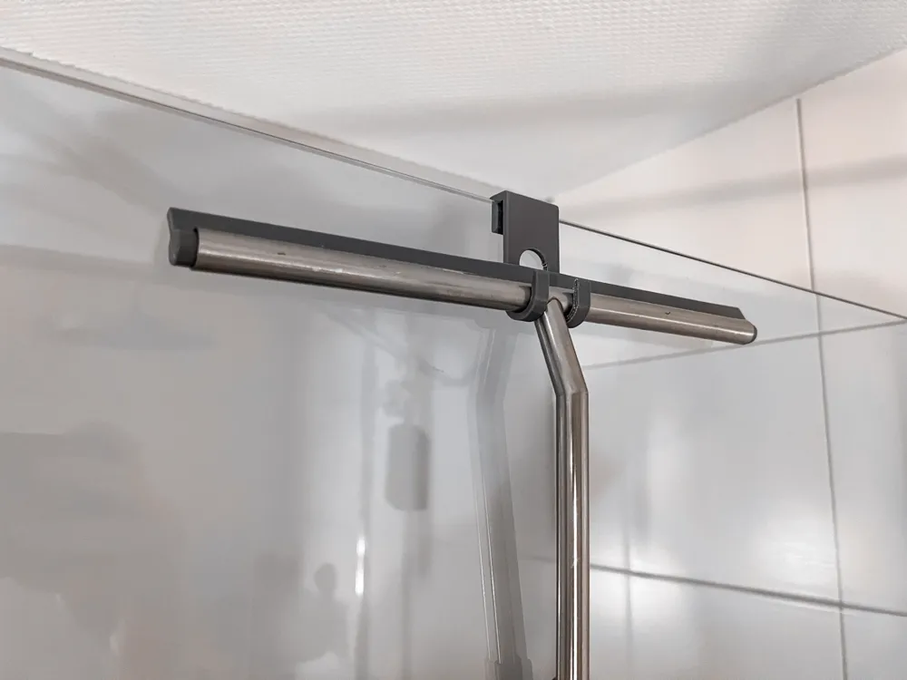 Simple Shower Glass Shaver Wiper Hook Bathroom by Marcel - MakerWorld