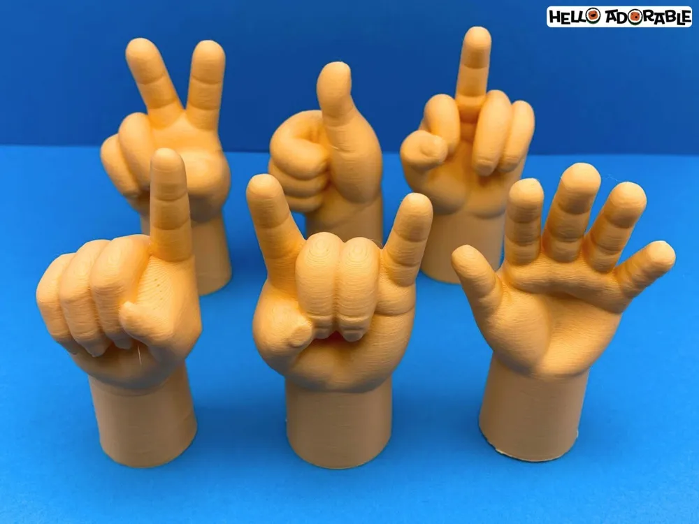 Hand Finger Puppets - Free 3D Print Model - MakerWorld