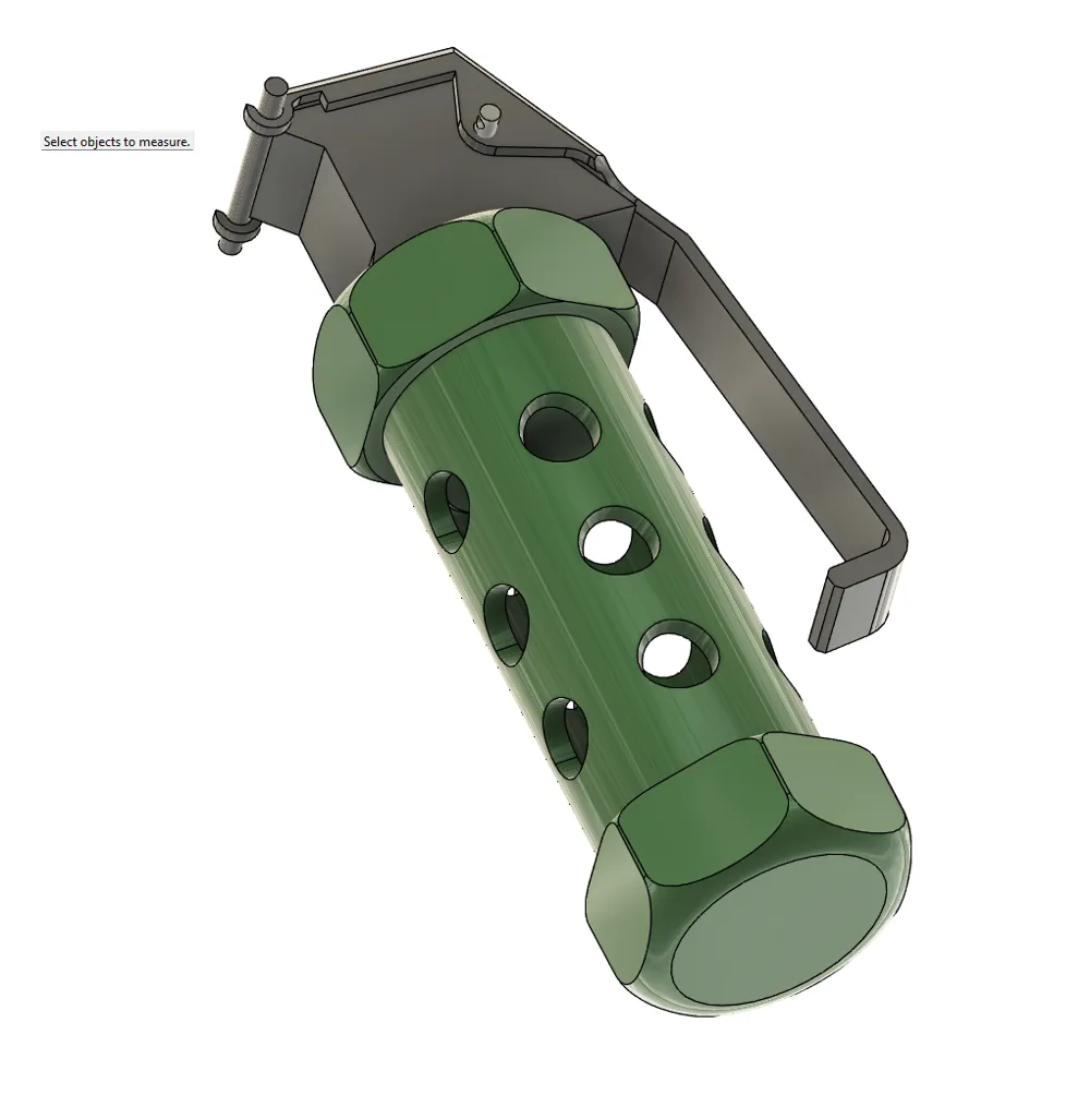 Flash Bang / Smoke for cos play - Free 3D Print Model - MakerWorld