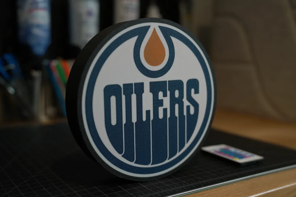 Oilers Logo Case or Lightbox by Ecoforge - MakerWorld