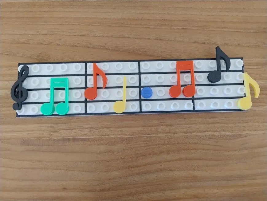 Music notes Matching Game by Juf Joni - MakerWorld
