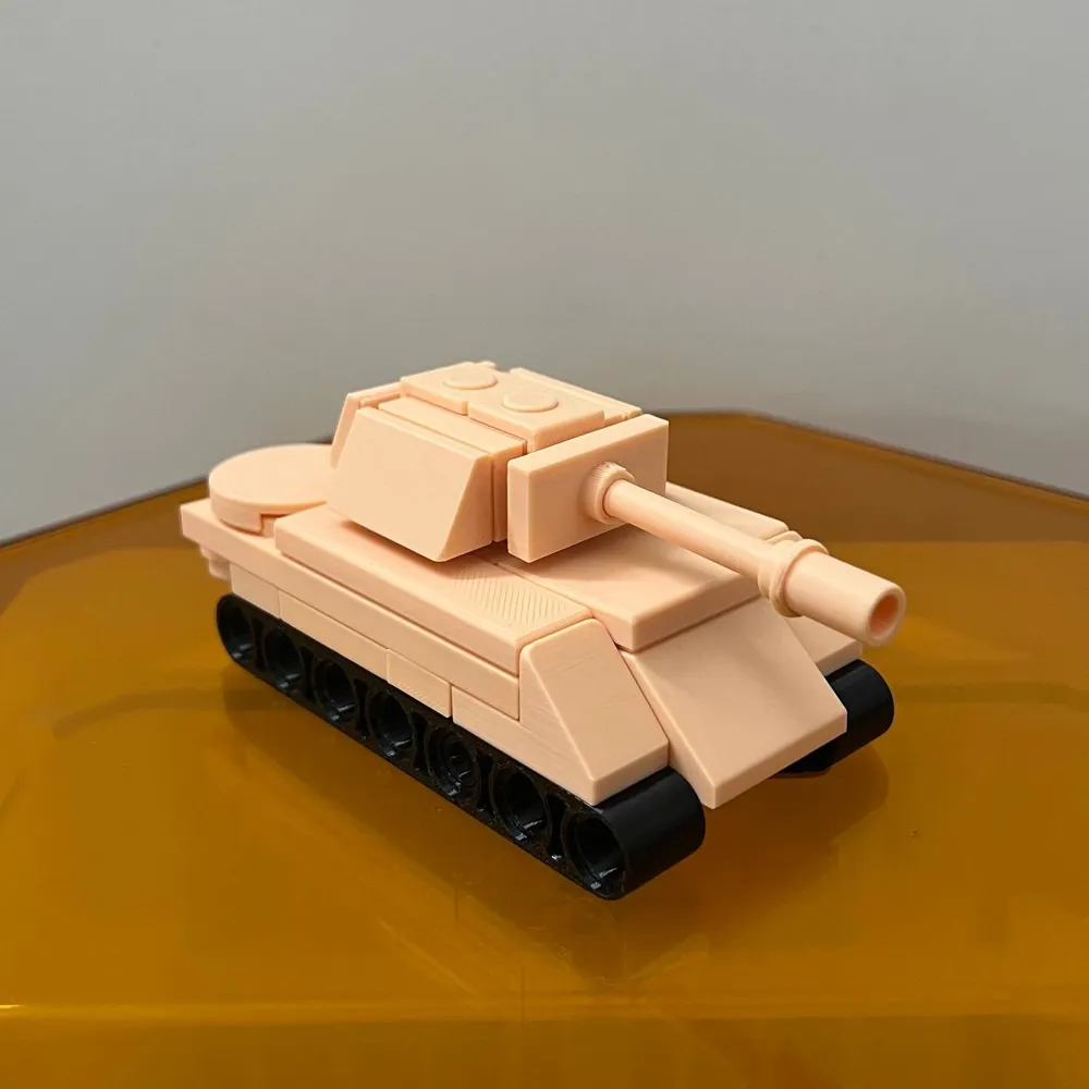 Brick Panther German WWII Tank (Scale 200%) by Bill Lab MakerWorld ...