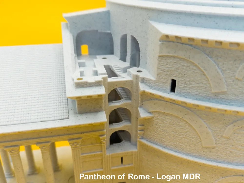 Pantheon Revealed: Architectural Cross-Section - Free 3D Print Model ...