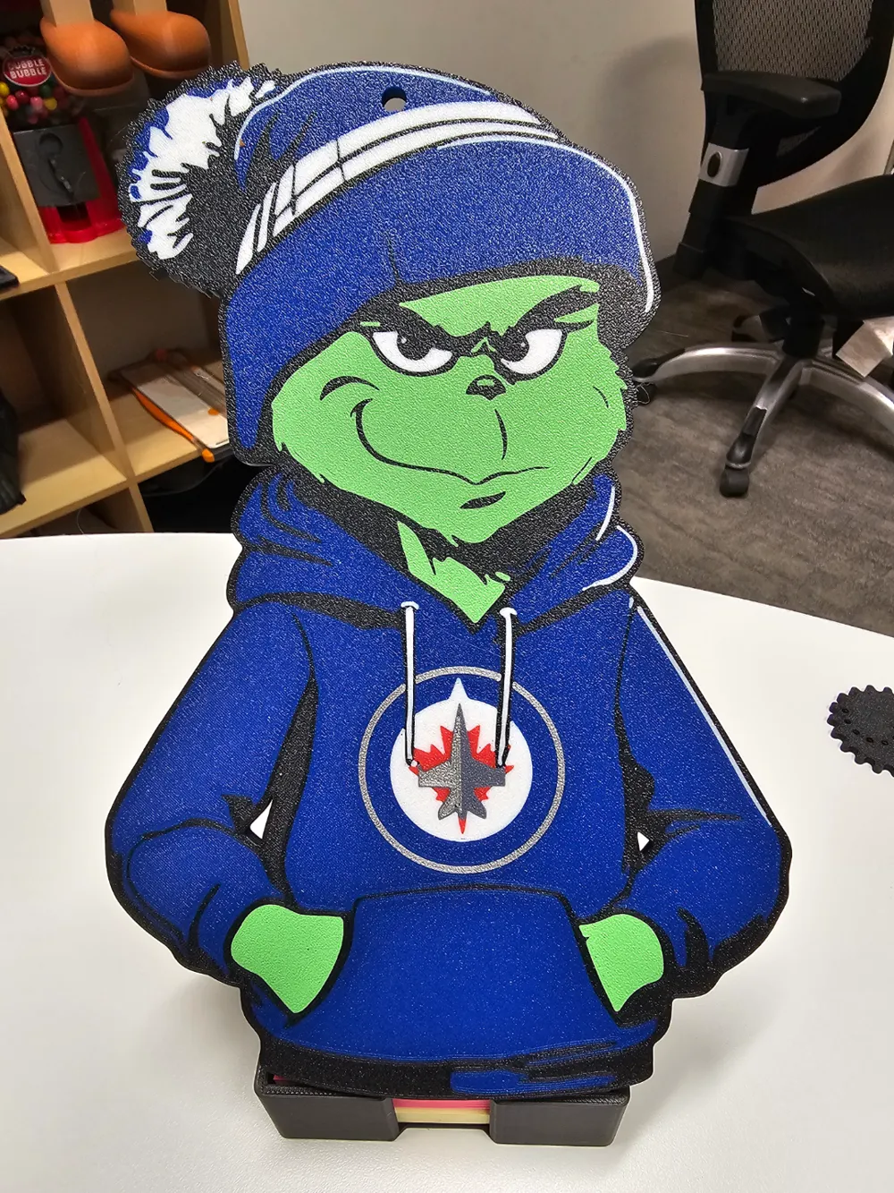 Grinch Winnipeg Jets Ornament by Ray MakerWorld: Download Free 3D Models