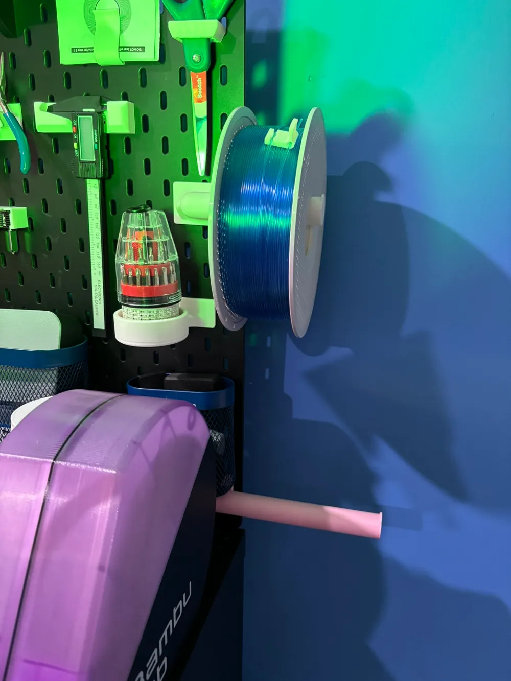 IKEA Skadis Side Spool Holder by lyingfigure - MakerWorld
