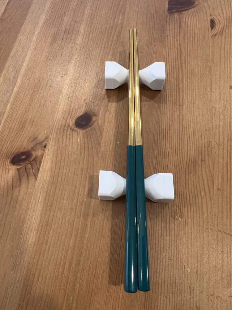 Chopstick Harmony: Simple, Stable chopstick holders with optional ...