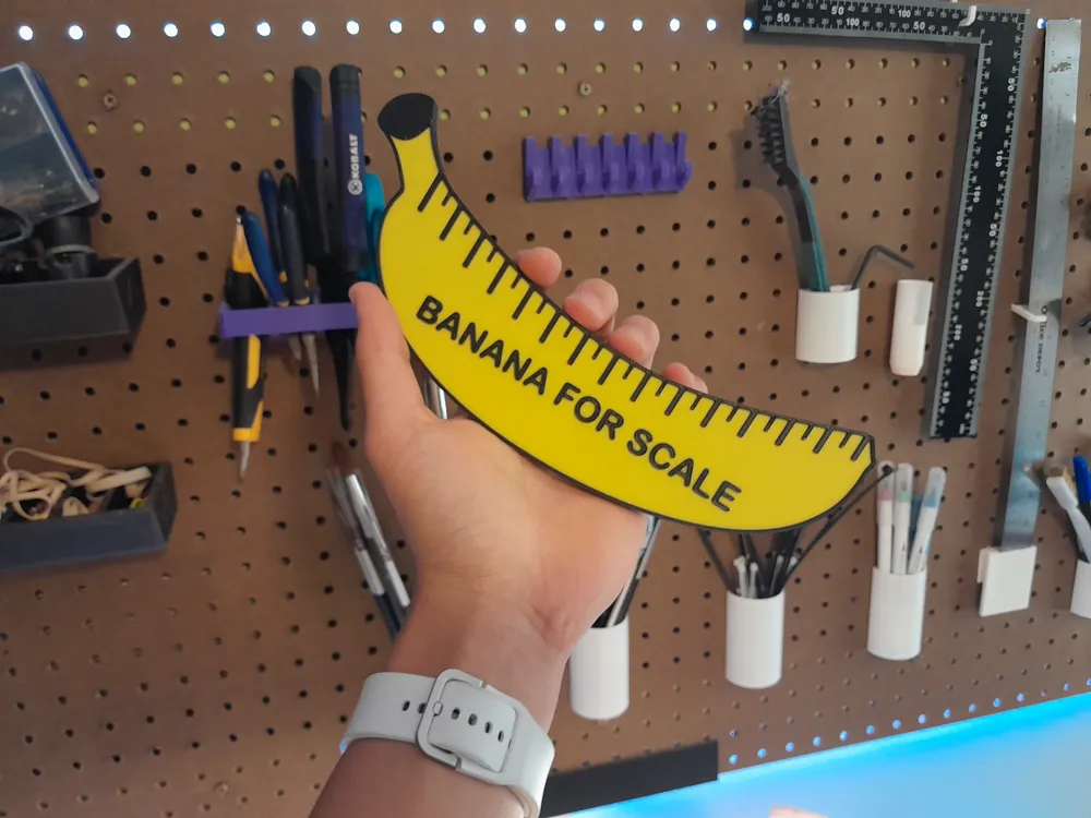 THE *OFFICIAL* Banana for Scale/Reference! - Free 3D Print Model ...
