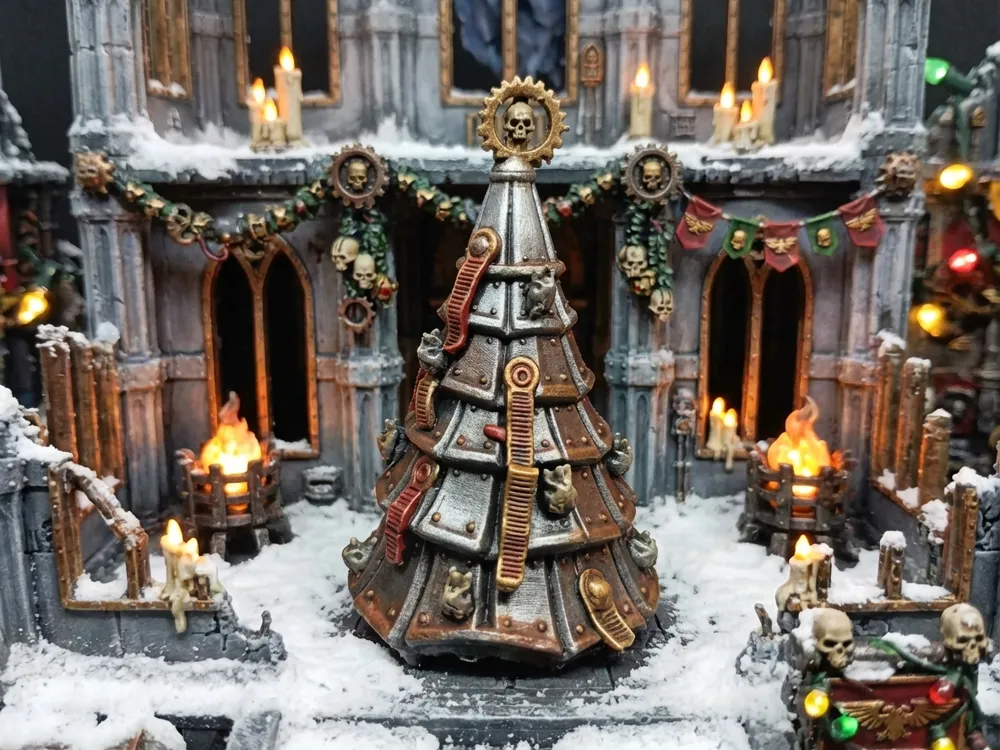 Edición Fan Épica Árbol de Navidad inspirado en War hammer - Modelo de ...