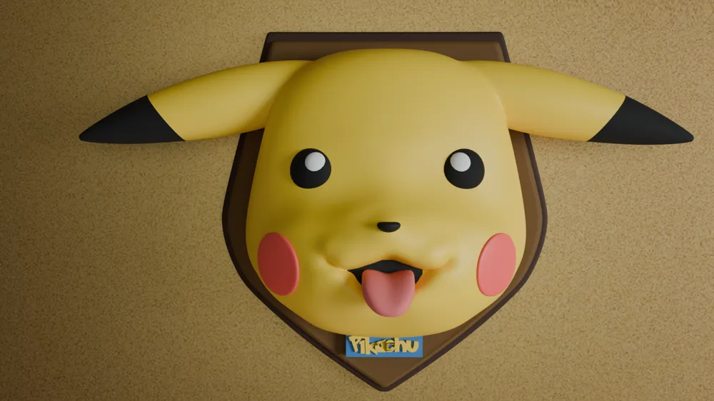 Pikachu Trophy - Free 3D Print Model - MakerWorld