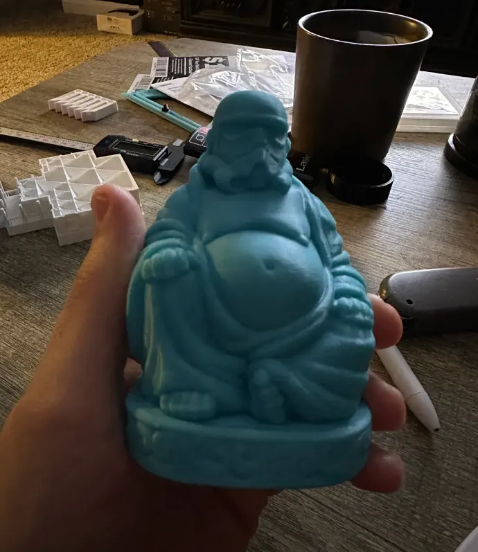 Stormtrooper Buddha by amorris - MakerWorld