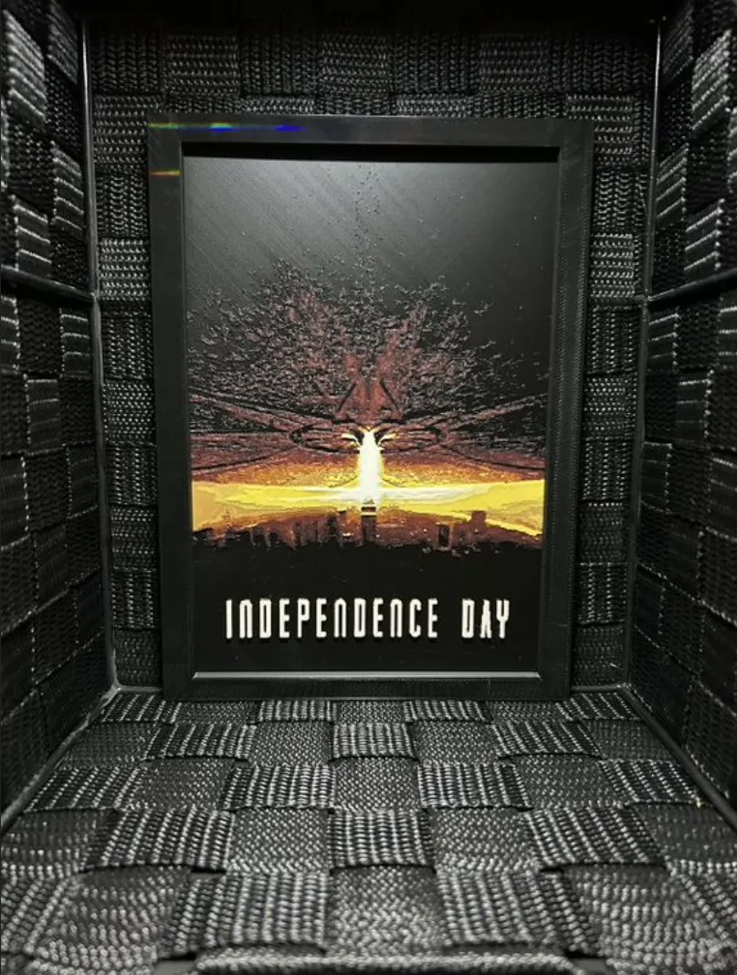 Hueforge Movie Poste - Independence Day - by JoDau MakerWorld: Download ...