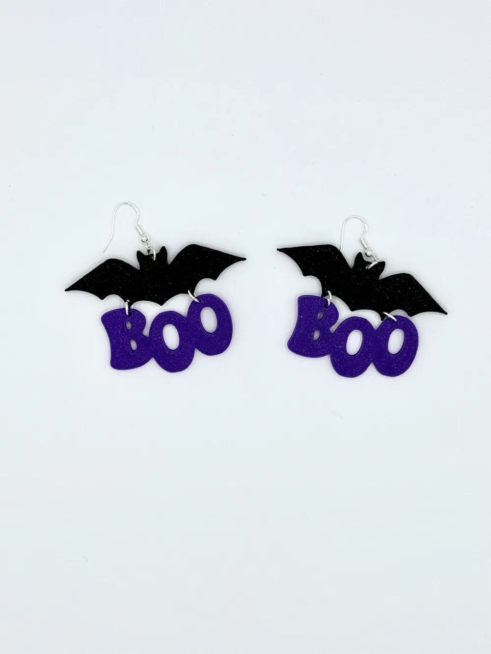 Earrings: Bat + Boo by GiggleLab MakerWorld: Download Free 3D Models