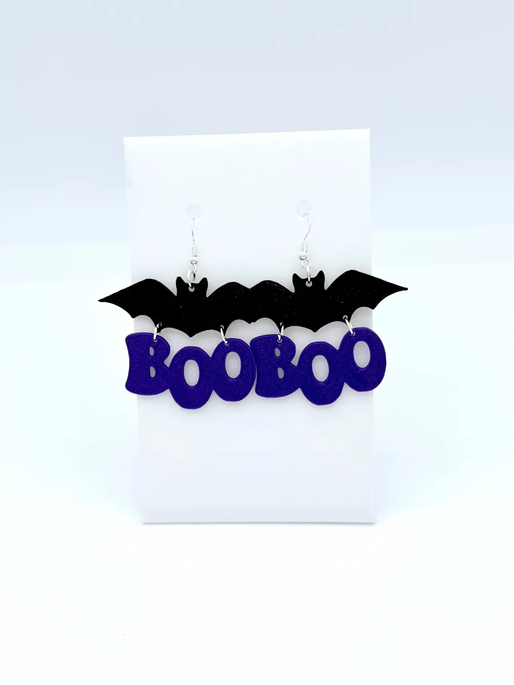 Earrings: Bat + Boo by GiggleLab MakerWorld: Download Free 3D Models