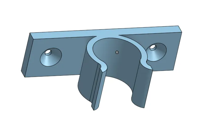 telescopic rod pool holder by TomCat MakerWorld: Download Free 3D Models