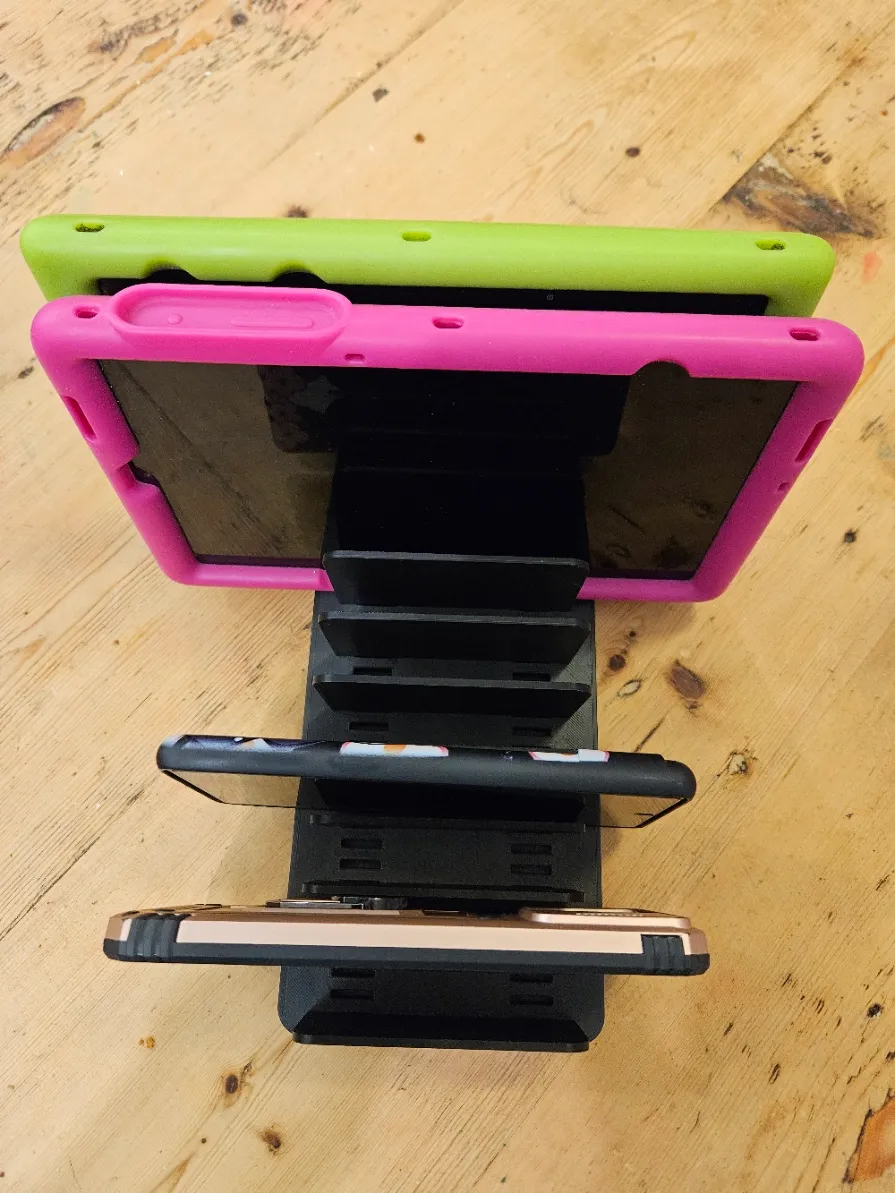 Phone tablet reader electronics multi divider - Free 3D Print Model ...