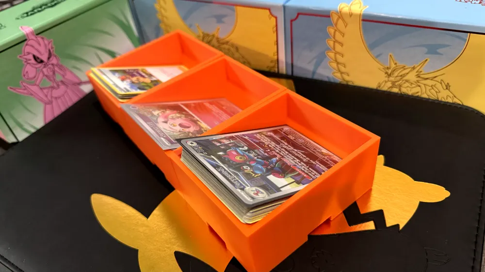 Modular Pokemon TCG card tray by CODENAMEmystic MakerWorld: Download ...