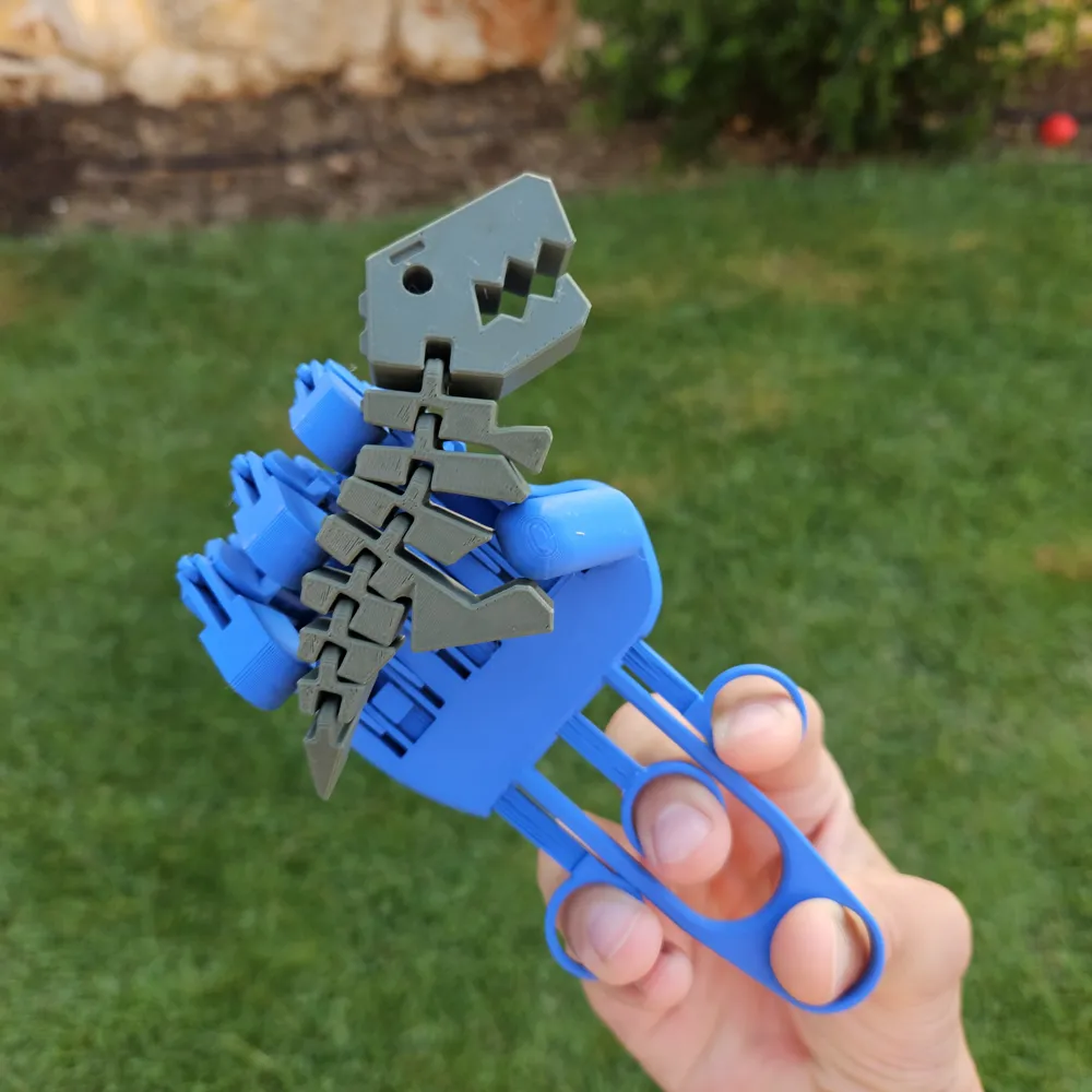 Overengineered Mechanical Hand V2 - 4 Fingers! - Free 3D Print Model ...