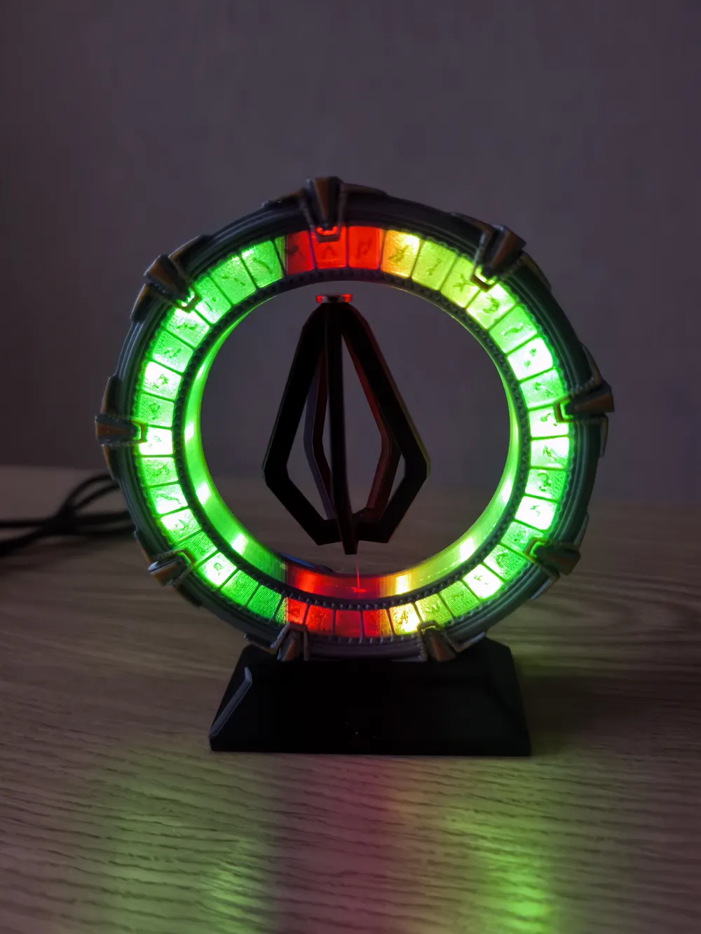 Levitating Stargate-Inspired LED Night Light - Free 3D Print Model ...