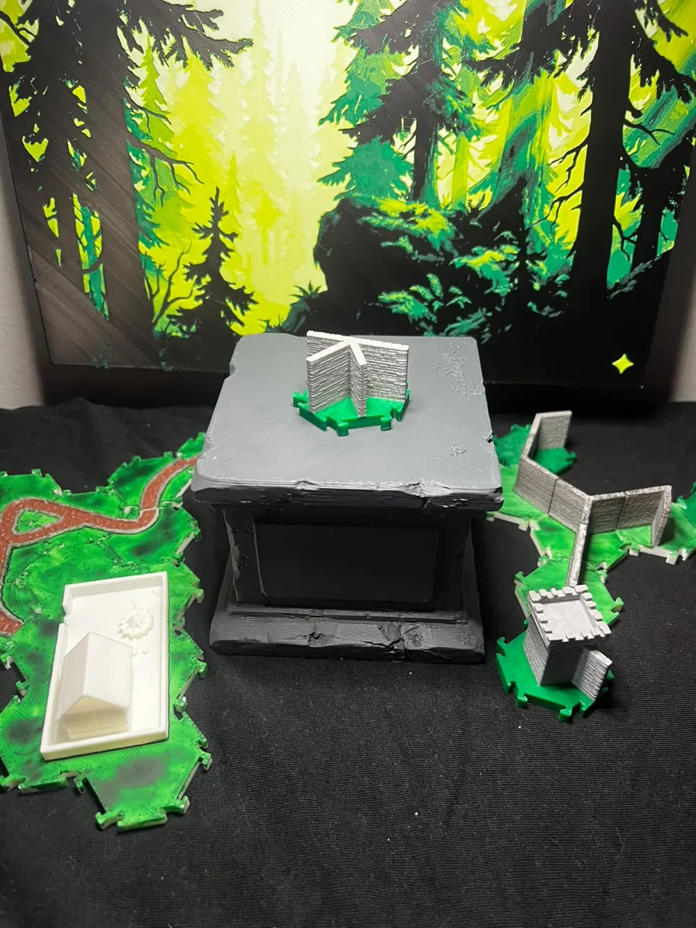 K2 HexaRealms: Simple Walls (11/23-Piece Set) - Free 3D Print Model ...