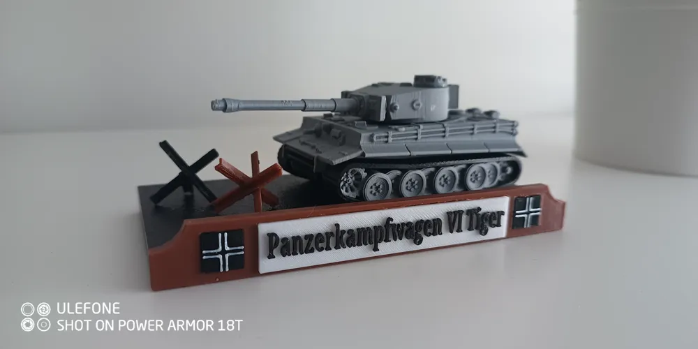 1:72 Scale Display Base for Vehicles and Tanks by AloisCZ - MakerWorld
