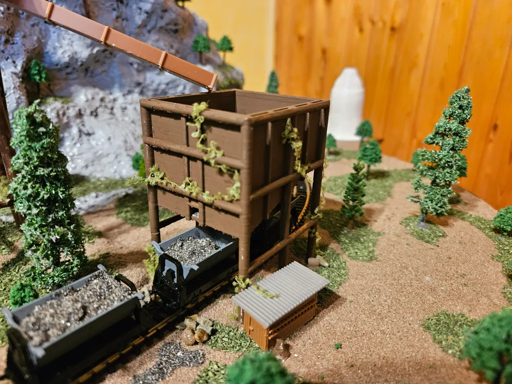 Coal Bunker Model Railway TT Gauge by LT Design - MakerWorld