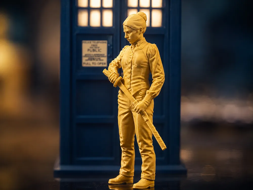Jenny Flint – Doctor Who Figure – 1/10 Scale - Free 3D Print Model ...