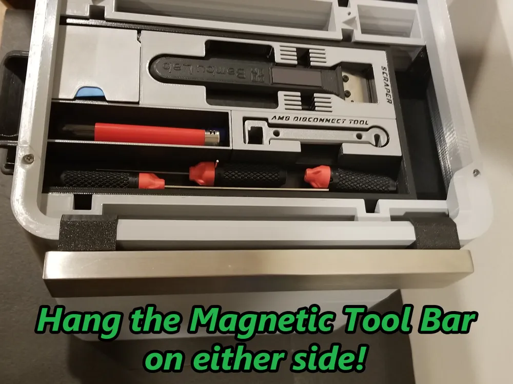 [BaBo duo] magnetic tool bar modul - Free 3D Print Model - MakerWorld
