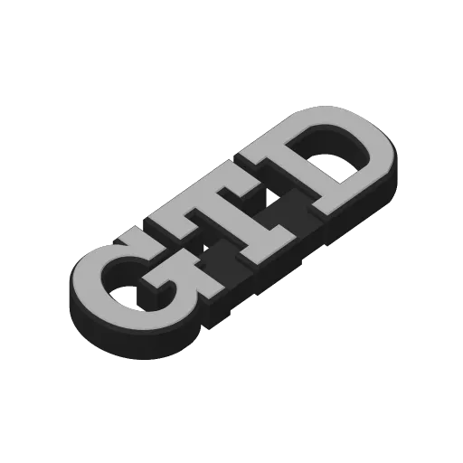 Golf MK2 GTD logo emblem - Free 3D Print Model - MakerWorld