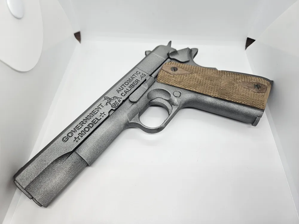 Colt M1911 pistol Grip - Free 3D Print Model - MakerWorld
