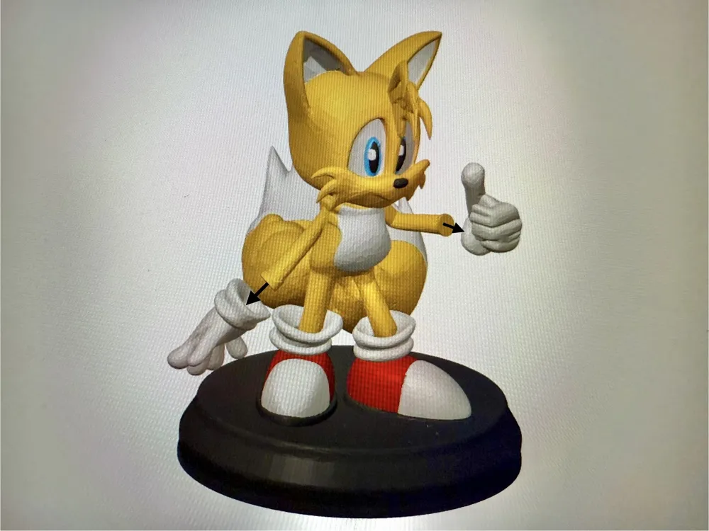 Tails - Multipart by WindRustler MakerWorld: Download Free 3D Models