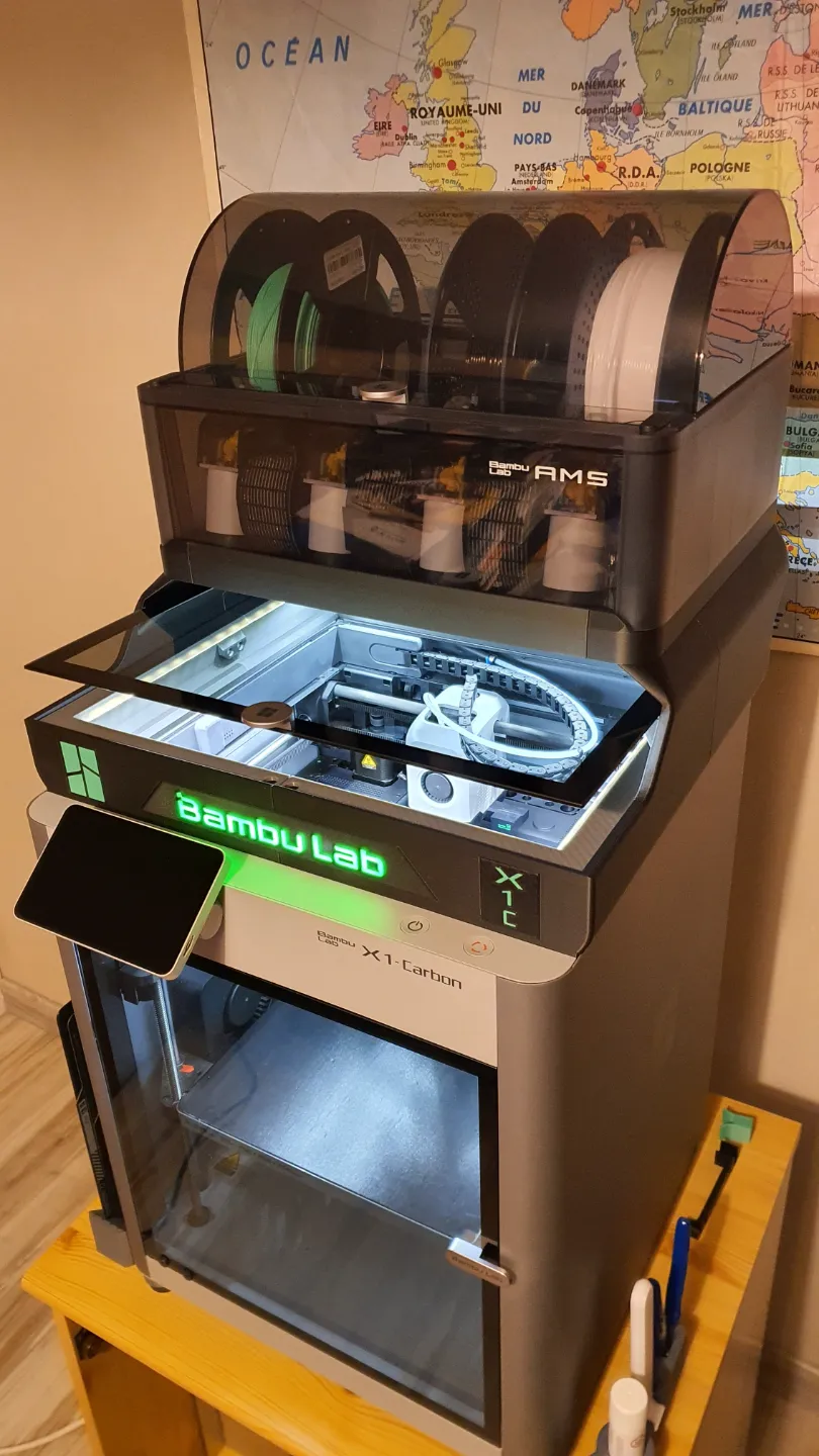 x1c p1s ams riser by comtrax MakerWorld: Download Free 3D Models