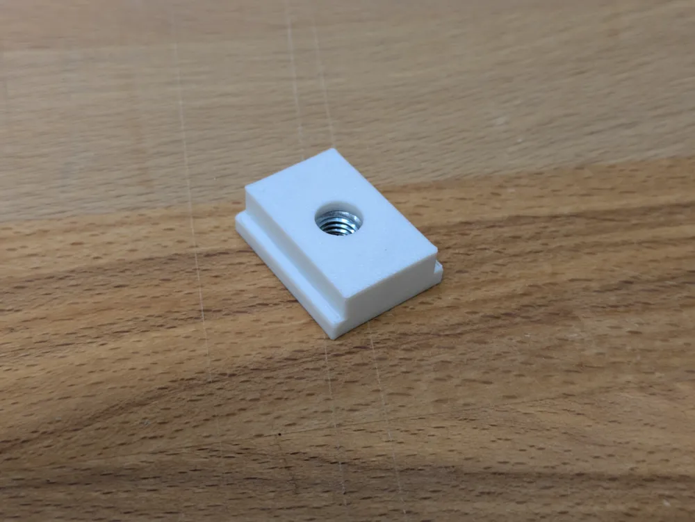 T-Track/Miter Track Slider M8 (¾ inch / 19 mm) T-Nut - Free 3D Print ...