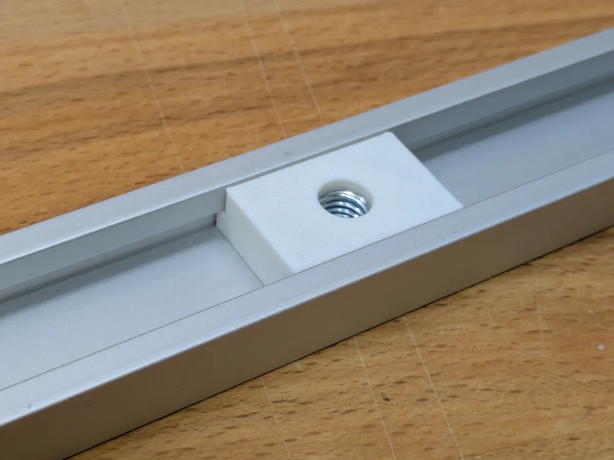 T-Track/Miter Track Slider M8 (¾ inch / 19 mm) T-Nut - Free 3D Print ...