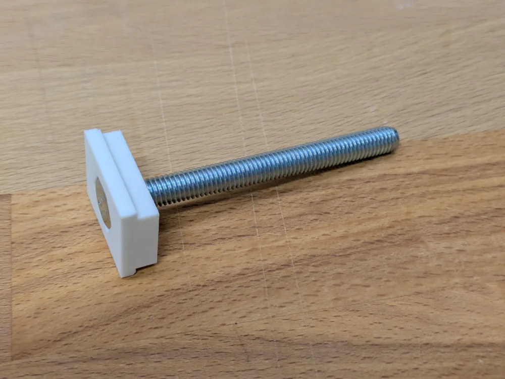 T-Track/Miter Track Slider M8 (¾ inch / 19 mm) T-Nut - Free 3D Print ...