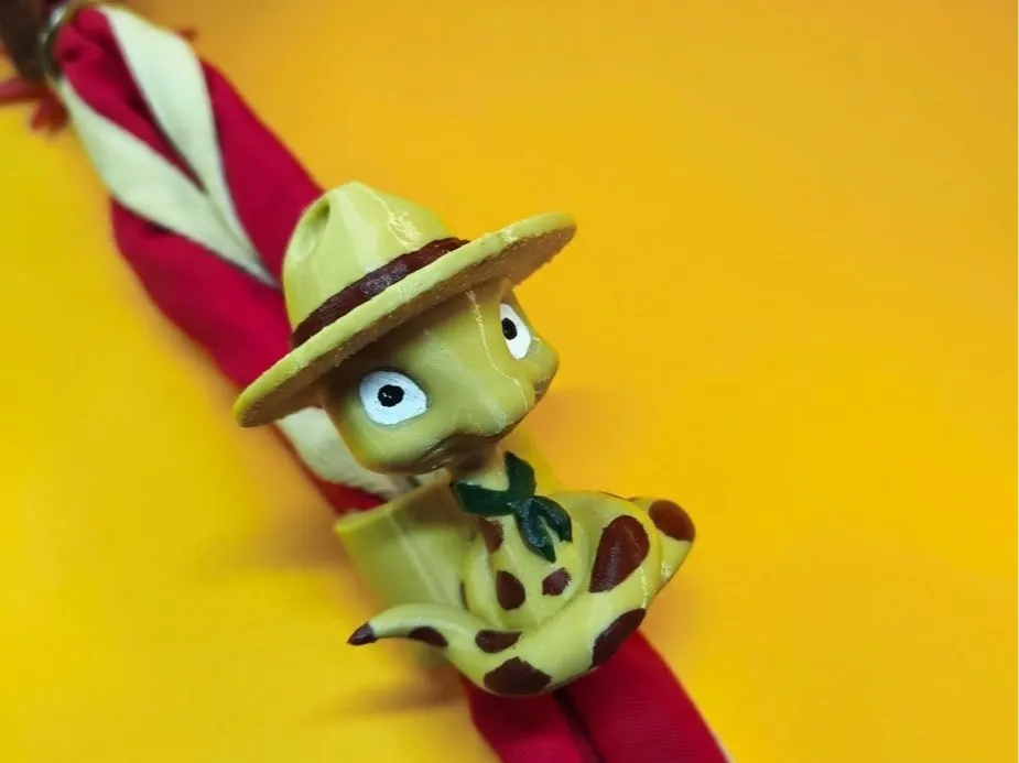 Scout Neckerchief Woggle – Kaa the Snake - Free 3D Print Model - MakerWorld