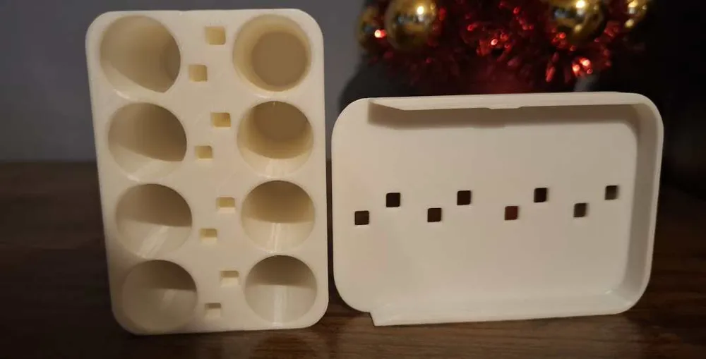 Batteriebox 18650 mit Entgasungslöchern – Kostenloses 3D-Druckmodell ...