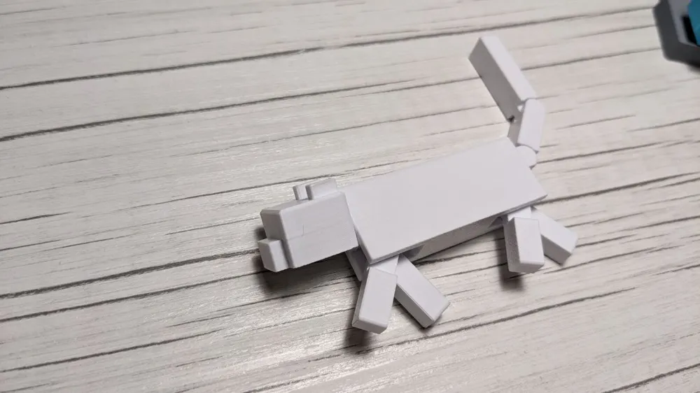 Minecraft Ocelot Articulated - Free 3D Print Model - MakerWorld