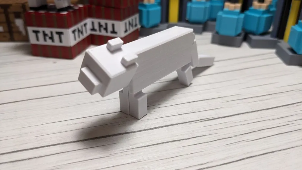Minecraft Ocelot Articulated - Free 3D Print Model - MakerWorld
