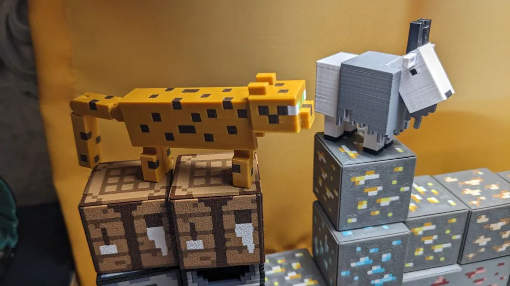 Minecraft Ocelot Articulated - Free 3D Print Model - MakerWorld