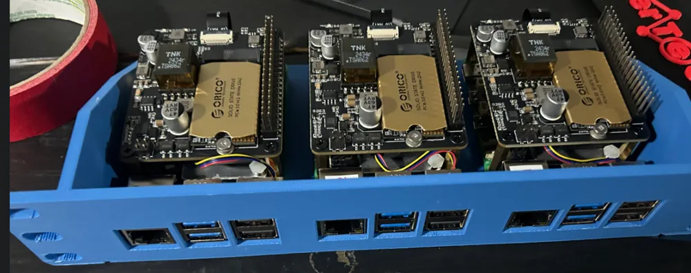 3 Slot 1U Raspberry Pi 5 10 Inch Rack - RackMount by boblob-law ...