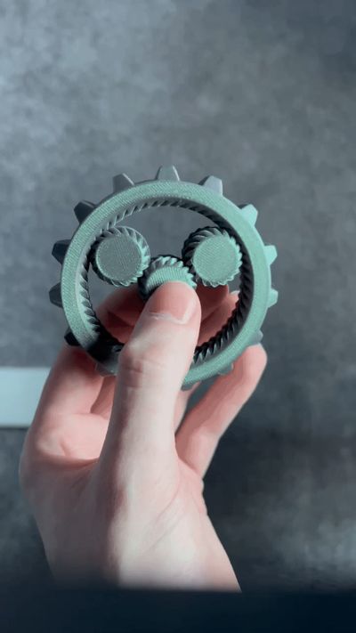 Planetary/Gear Spinner/Fidget Toy V2 - Free 3D Print Model - MakerWorld
