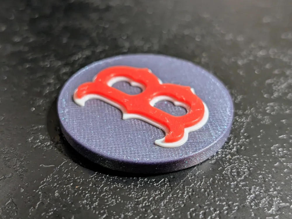 Imán de los Boston Red Sox - ¡Diseño en Capas! - Modelo de impresión 3D ...