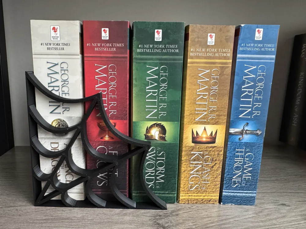 Spider Web Bookend by HTXPrints MakerWorld: Download Free 3D Models